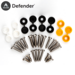 Number Plate Screws & Caps - Defender Security Products