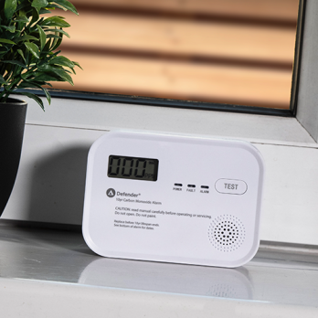 Defender 10yr Carbon Monoxide Alarm - BSI Rated CO Detector